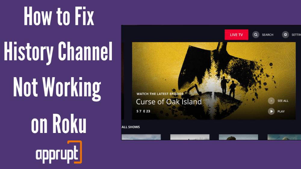 How To Fix History Channel Not Working On Roku